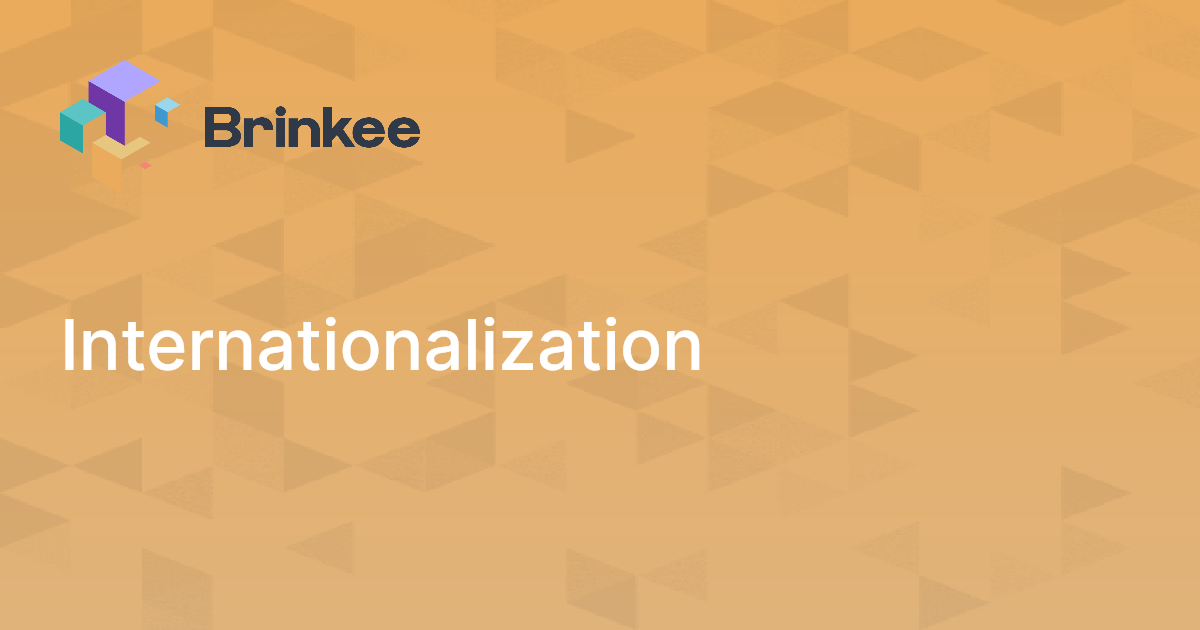 Internationalization | Brinkee